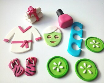 Spa cake toppers | Etsy