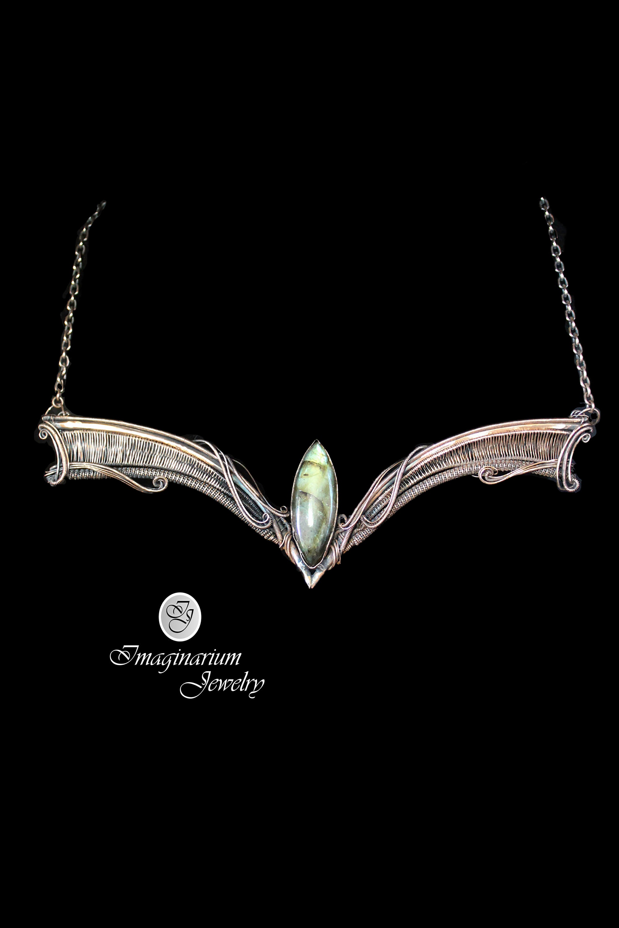 Falcore, the Neverending Story Necklace, Wire Wrapped and Woven Copper ...