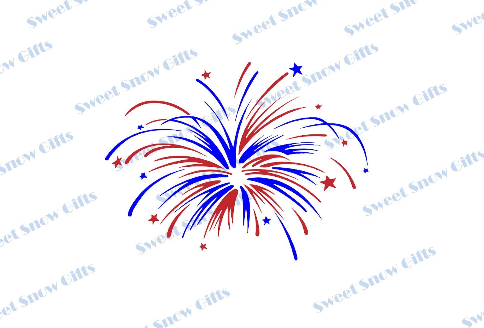 Firework SVG svg Designs PNG files PDF Design for fourth | Etsy