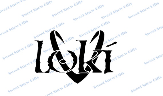 Amazing LOKI Logo Digital Downloads Svg Pdf Png Cricut | Etsy