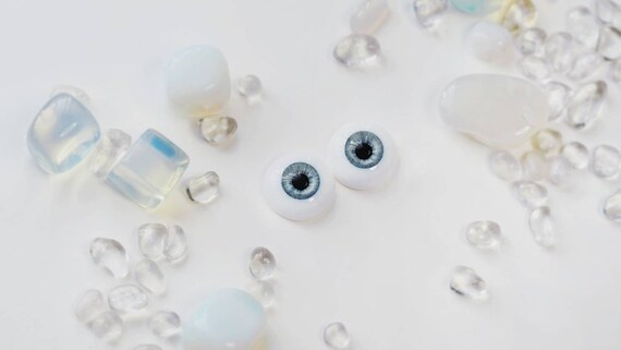 Marble Eyes : Siberian Blue IN-STOCK by Enchanted Doll Eyes | Etsy