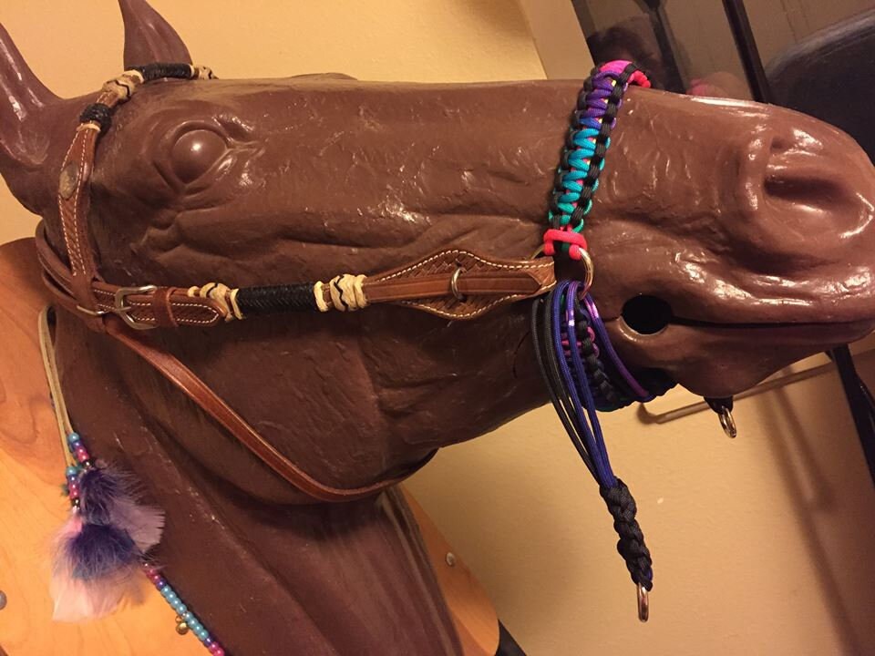 Side Pull Bitless Noseband Bridle Custom Colors | Etsy