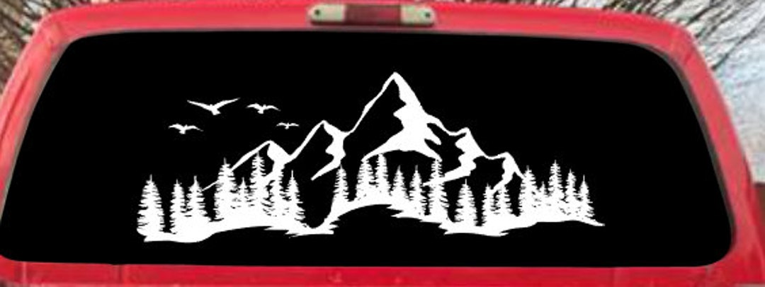 Mountain Car Decals - Etsy