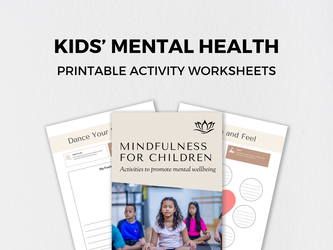 Self Esteem Workbook Kids | Mindfulness Worksheets for Kids | Therapy ...