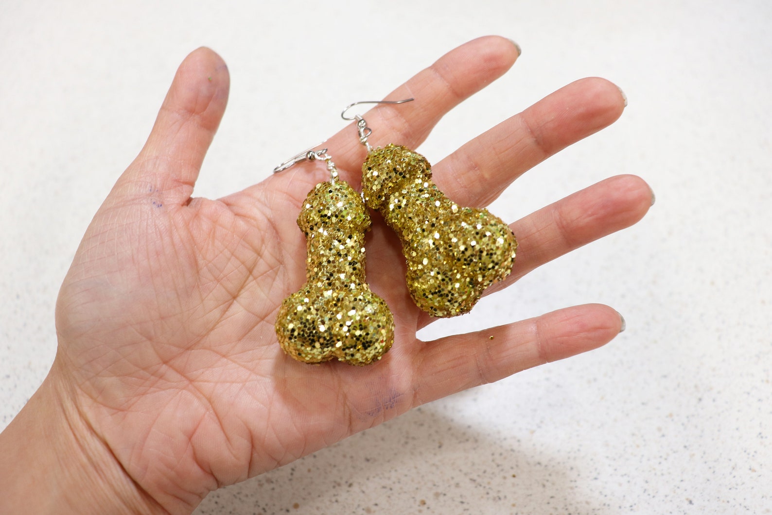Original Naughty Phallic Dangly Glitter Pénis Party Rave - Etsy