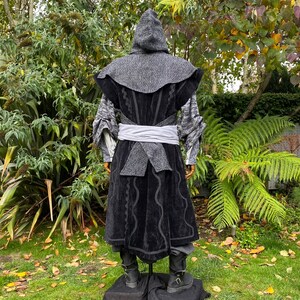 Medieval Sorcerer LARP Outfit 4 Pieces Grey Waistcoat - Etsy