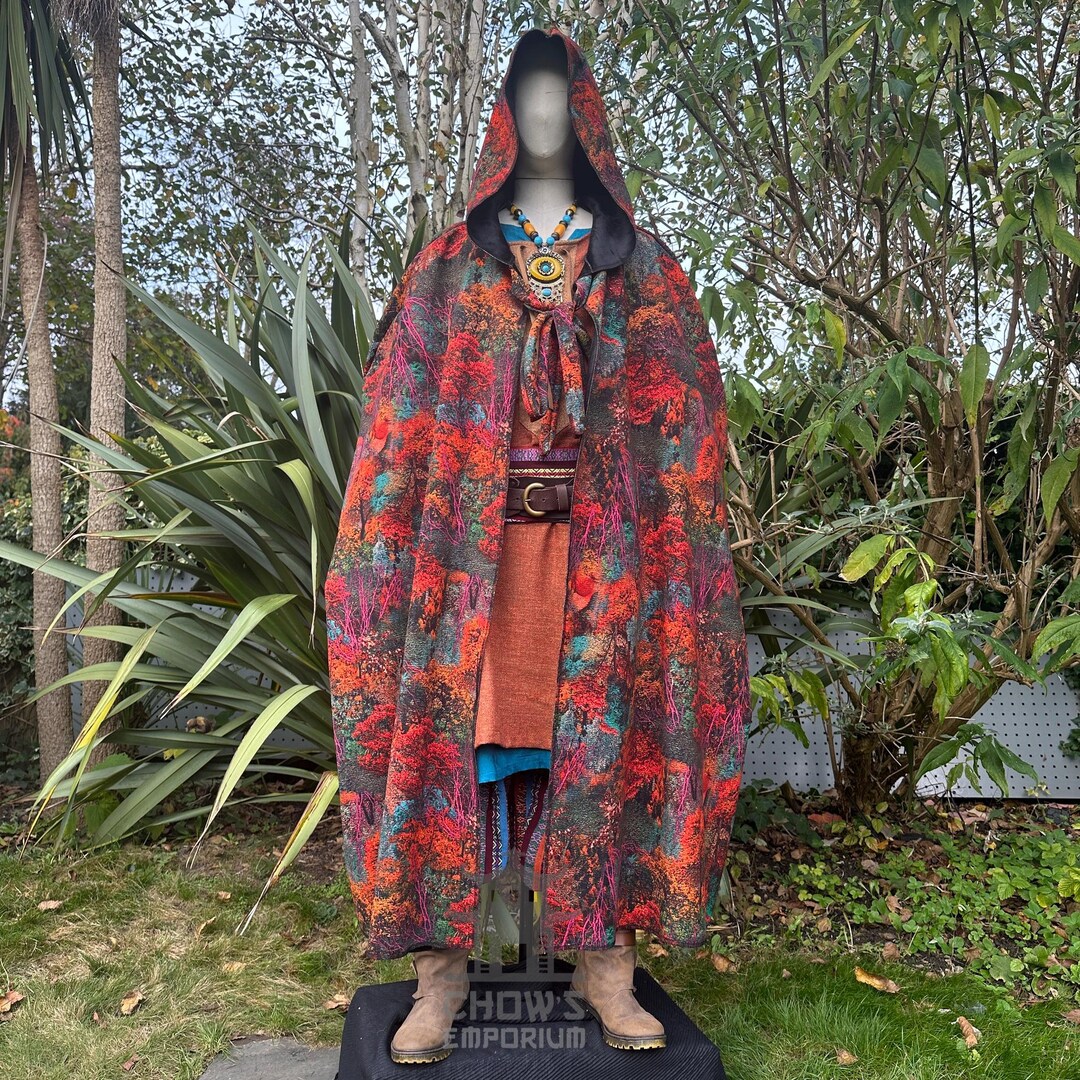 Autumn Druid LARP Cloak - Etsy