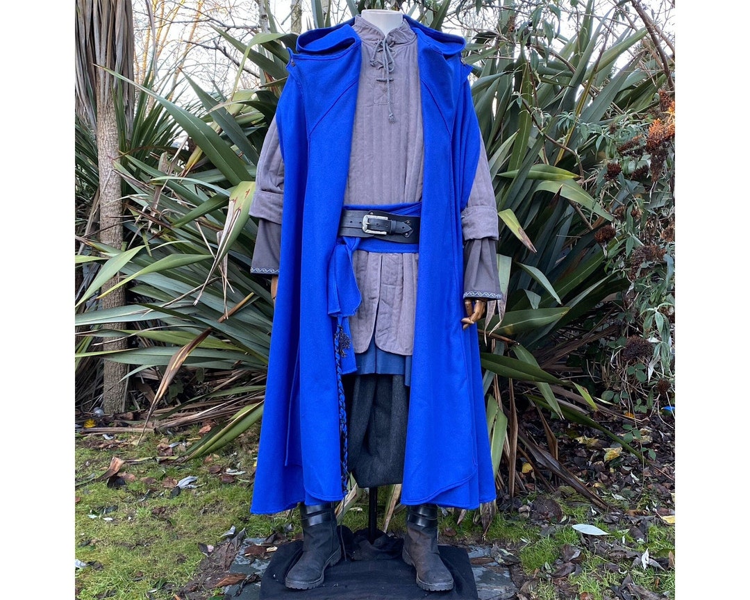 Ocean Warrior Outfit Set 4 Pieces Cloak Gambeson Belt - Etsy