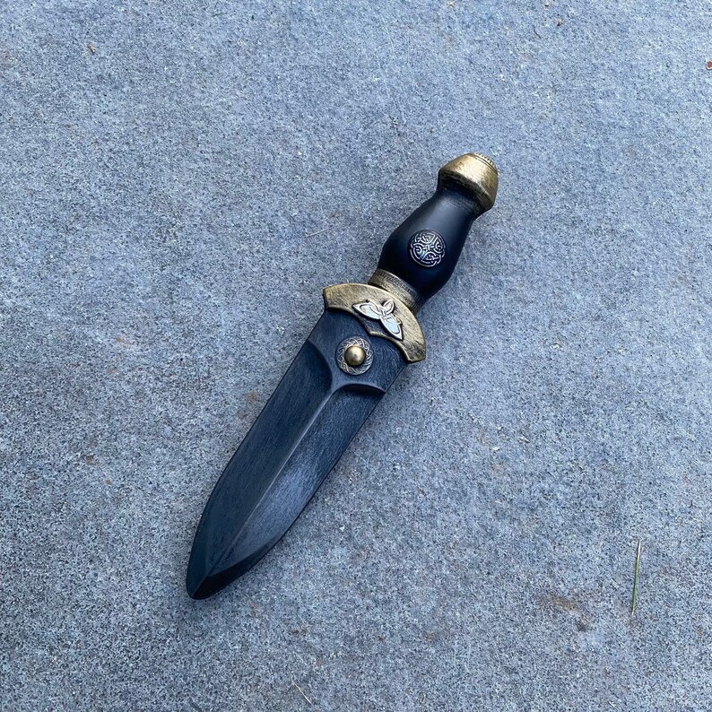 LARP Foam-dagger Latex Throwing Knife Gun Metal Finish. - Etsy
