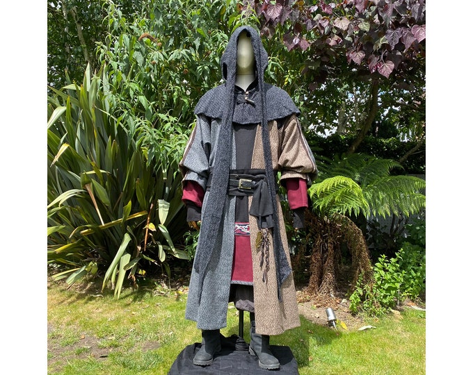 LARP Costume Set / Blood Mage 2H / Black & Red / Ren Faire / Assassin ...