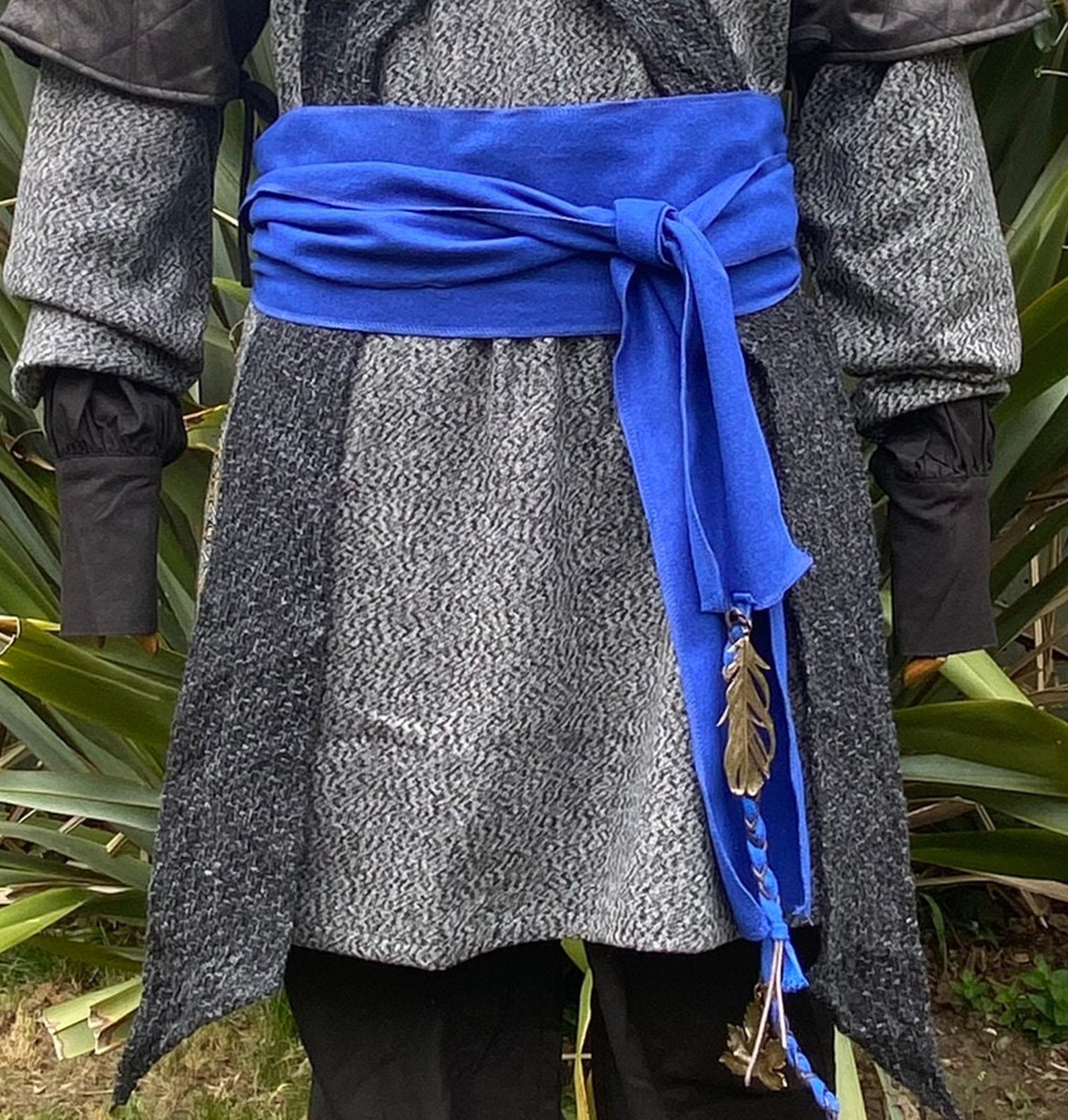 Ocean Druid LARP Outfit 5 Pieces Ornate Jacket, Tunic, Pants, Hood ...
