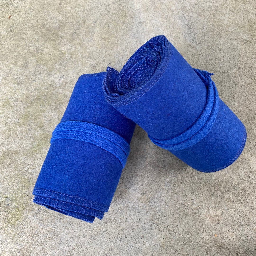 Medieval Leg Wraps Blue Wool Puttees Gift Ideas - Etsy