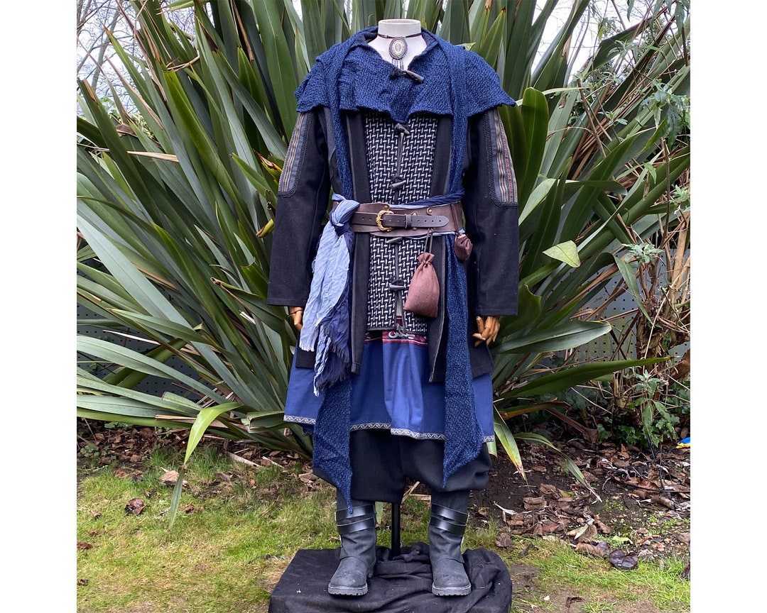 Ocean Druid LARP Outfit - 6 Pieces; for LARP, Medieval, Cosplay ...