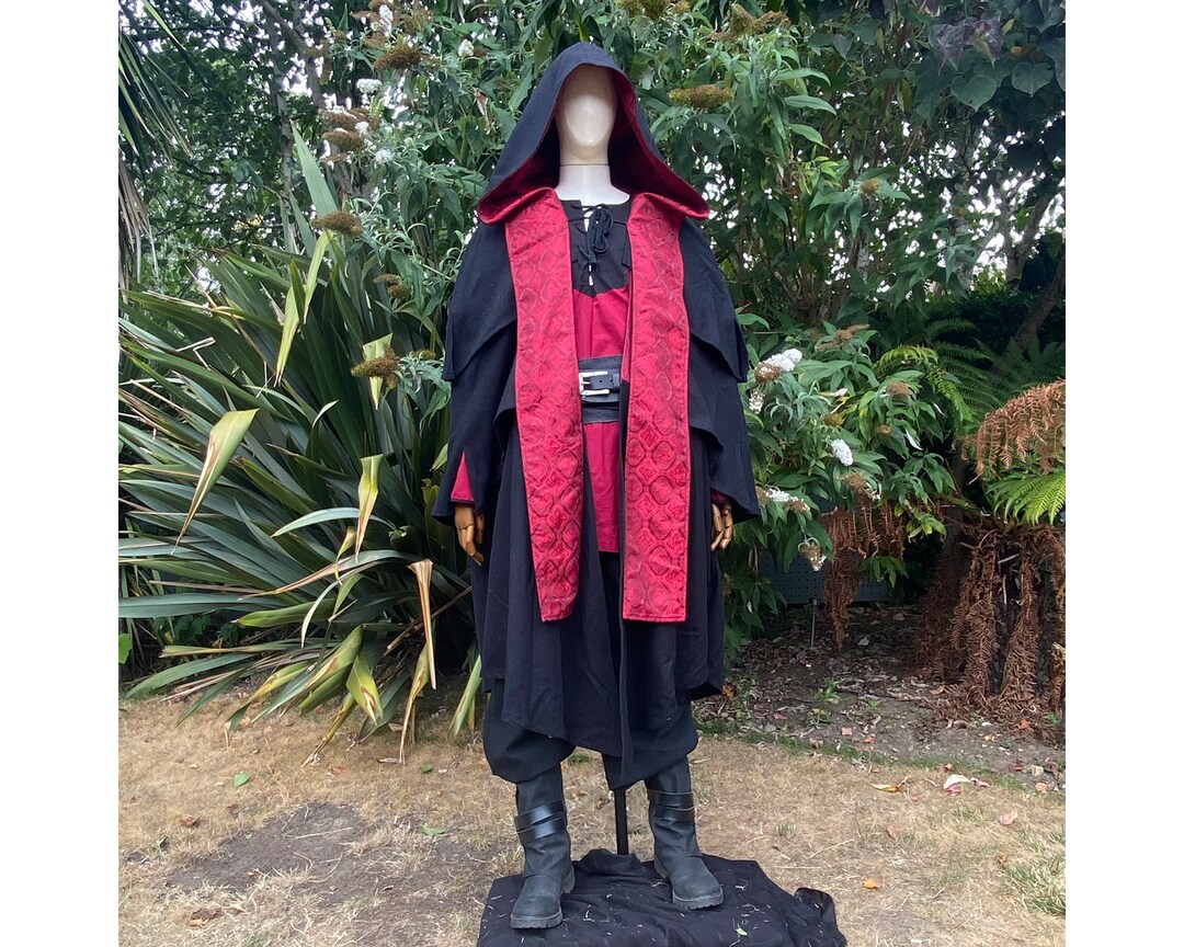 Blood Mage LARP Outfit - 4 Piece Set; for LARP, Medieval, Cosplay ...