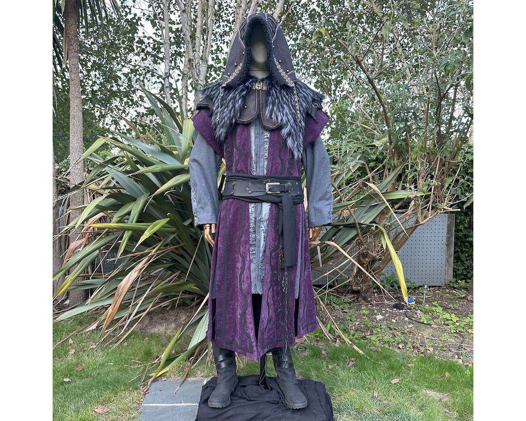 Shadow Master LARP Outfit 4 Pieces for LARP, Medieval, Cosplay, Fantasy ...