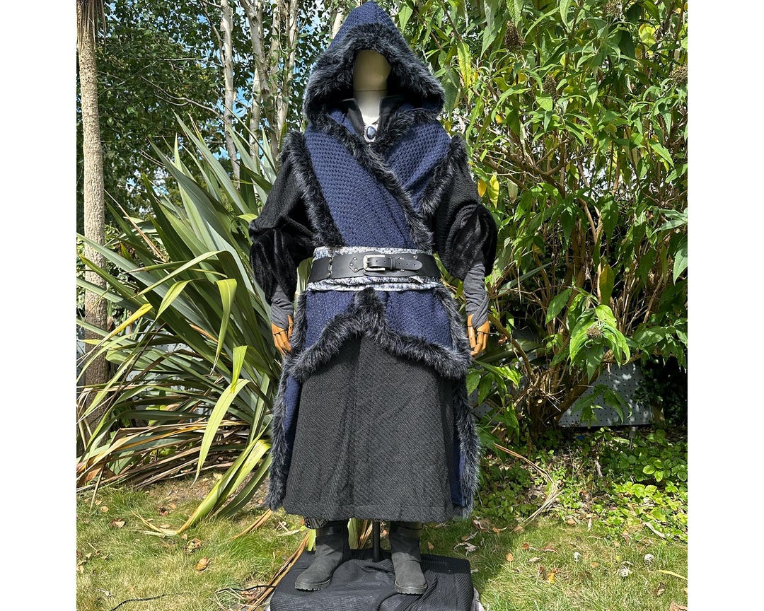 Midnight Warlock LARP Outfit - 6 Pieces; for LARP, Medieval, Cosplay ...