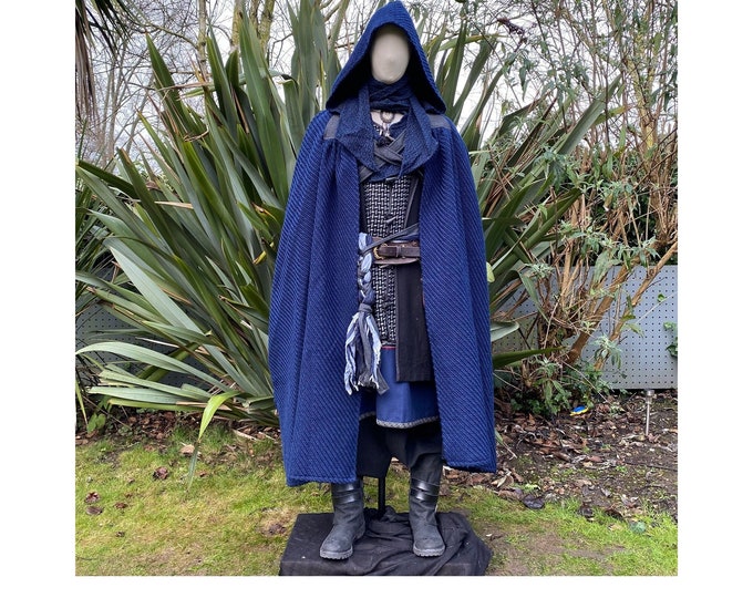 Ocean Druid LARP Outfit, 5 Pieces, Blue, Alchemist for Cosplay ...