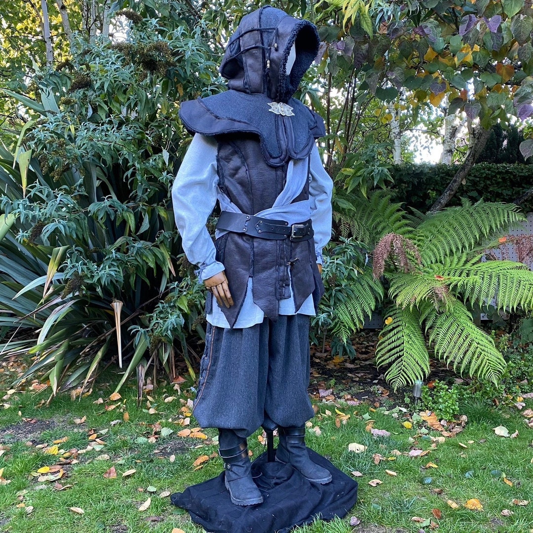 Dark Ranger LARP Outfit 4 Piece Set Hood Waistcoat Shirt - Etsy
