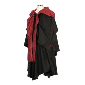 Mystic Healer Cloak 3 Layered Woollen Cloak in Teal With - Etsy UK