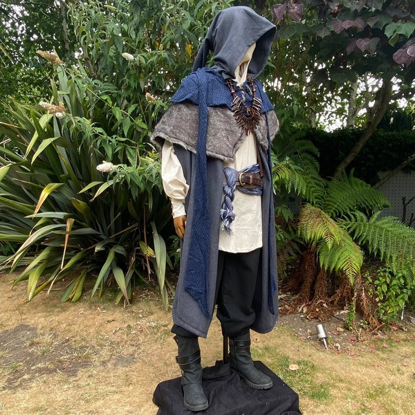 Mens Druid Hood Fur - Etsy