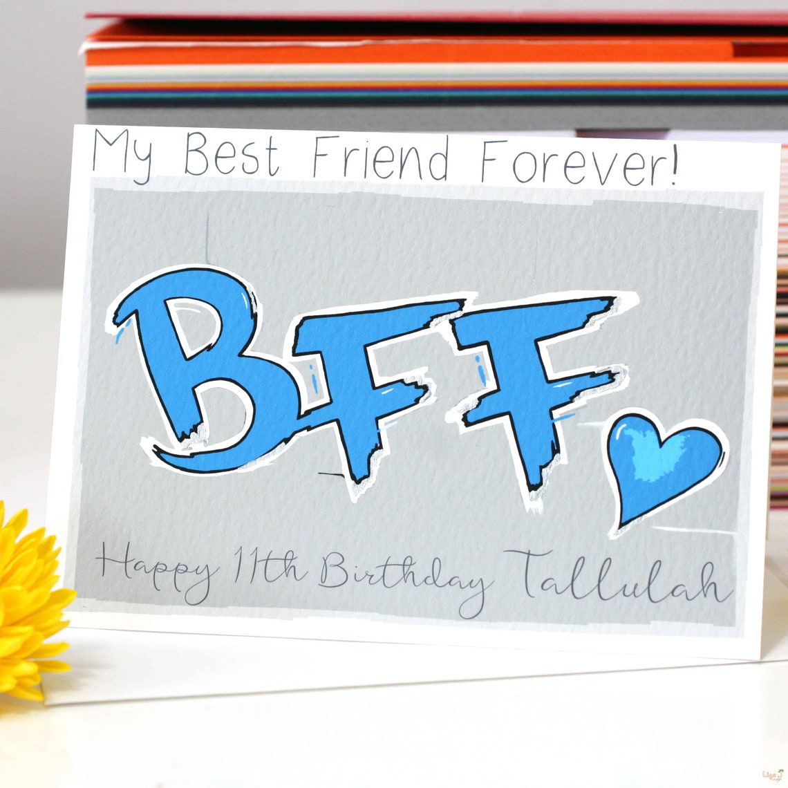 Best Friend Card BFF My Best Friend Forever Personalised | Etsy