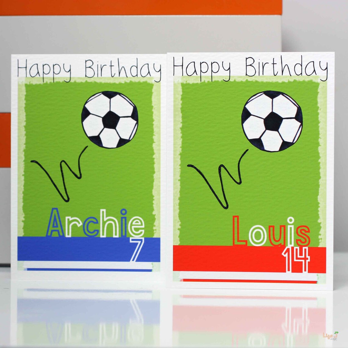 Football Team Birthday Card, Personalised Card for Soccer Football Fan ...