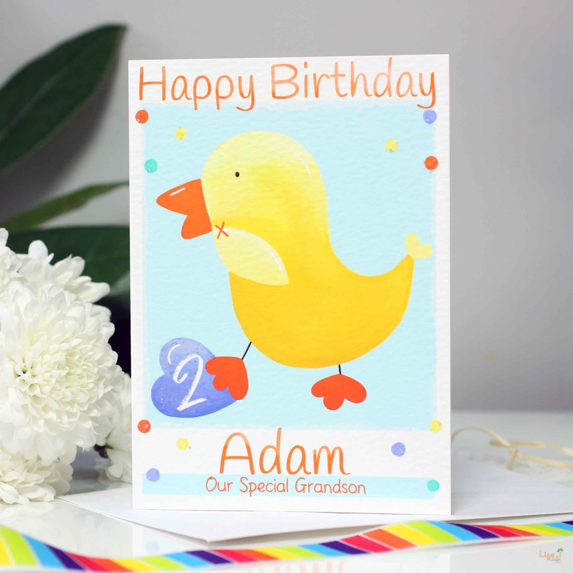 Personalised Duck Relation Birthday Card / Any Age Daughter - Etsy
