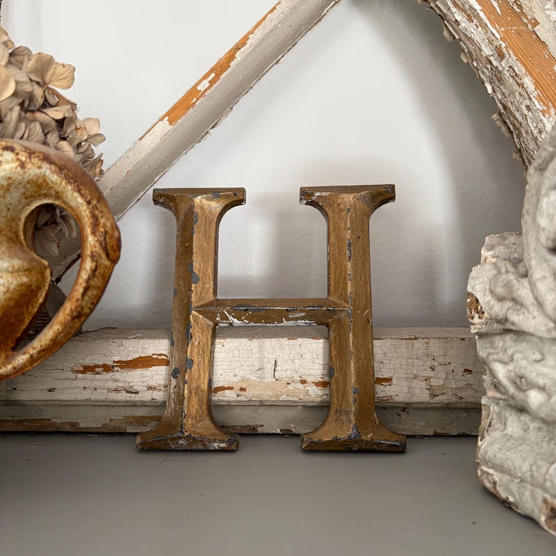 Metal Letter H - Etsy