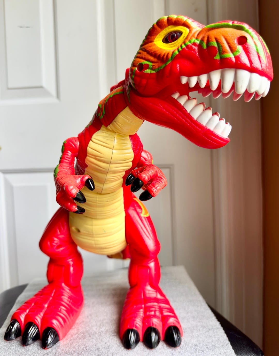 FISHER-PRICE Imaginext Mega T-rex Dinosaur Red 2005 - Etsy