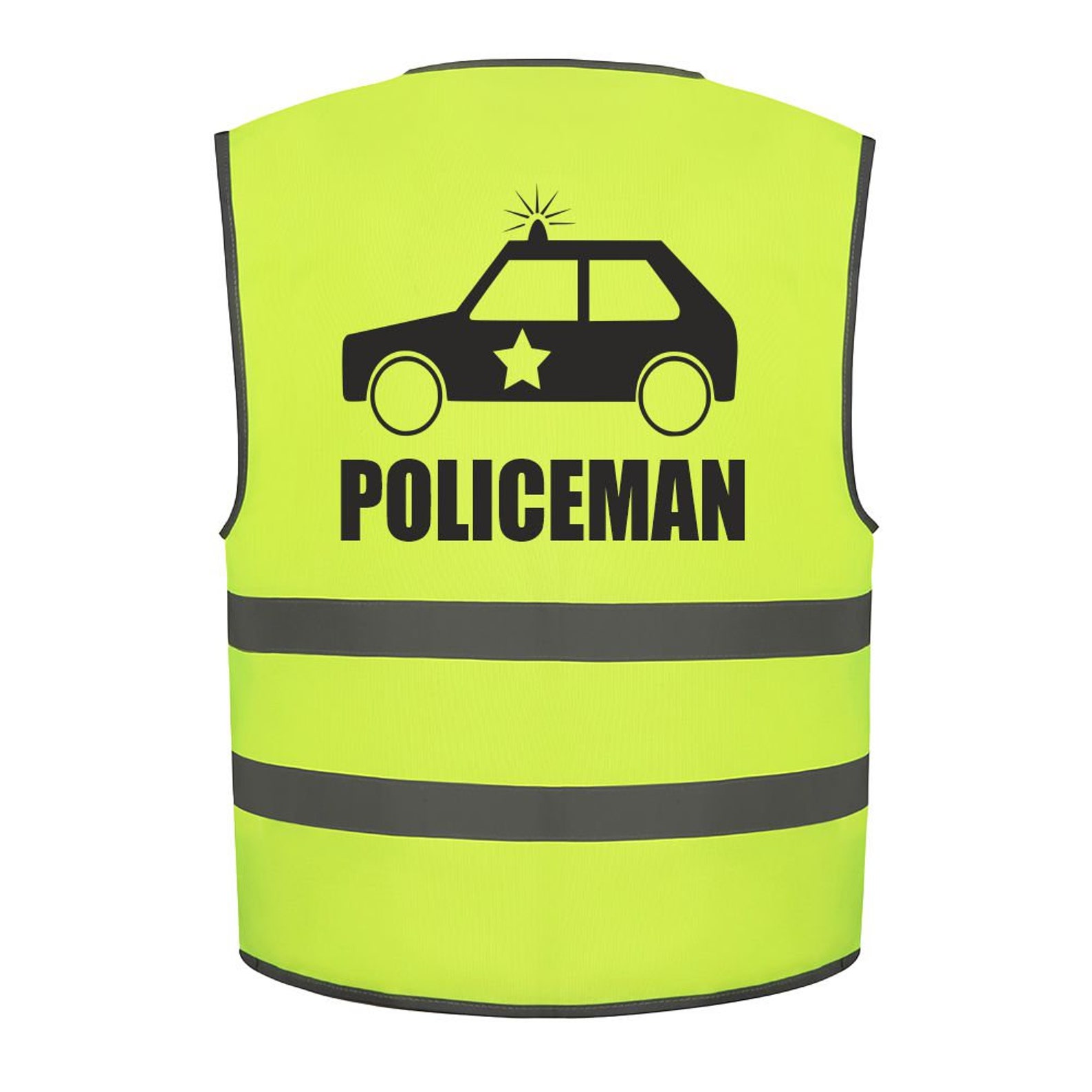 Kids Fun POLICE OFFICER Hi Viz Vis Vest Childs Reflective - Etsy