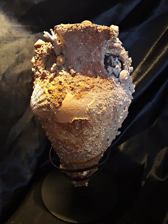 Underwater Artifact Clay Pottery Antique Sunken Aged Amphora - Etsy