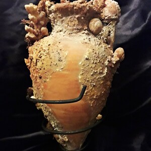 Underwater Artifact Clay Pottery, Antique Sunken Aged Amphora Vase ...