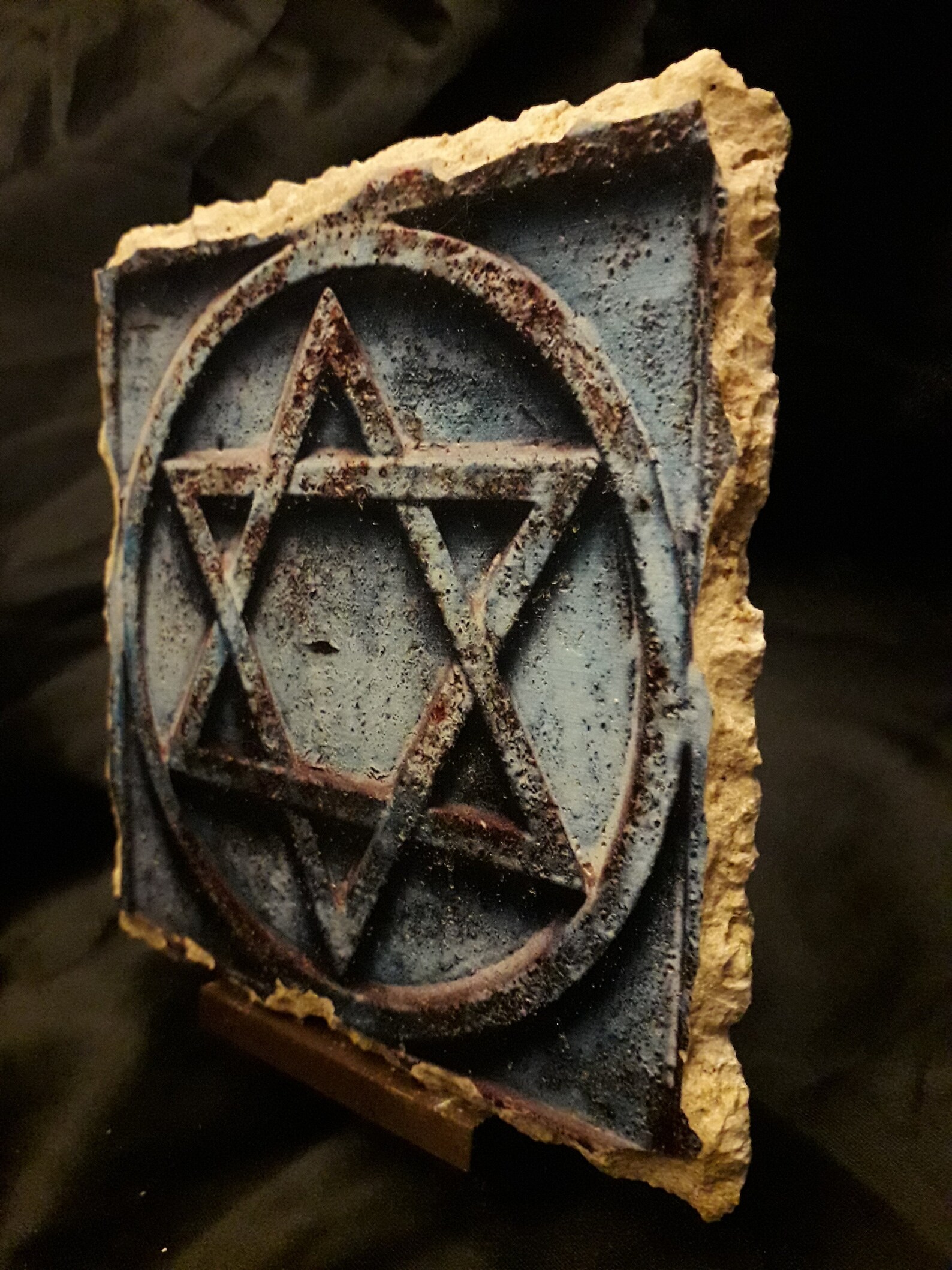 The Shield Star of David Fresco - Etsy