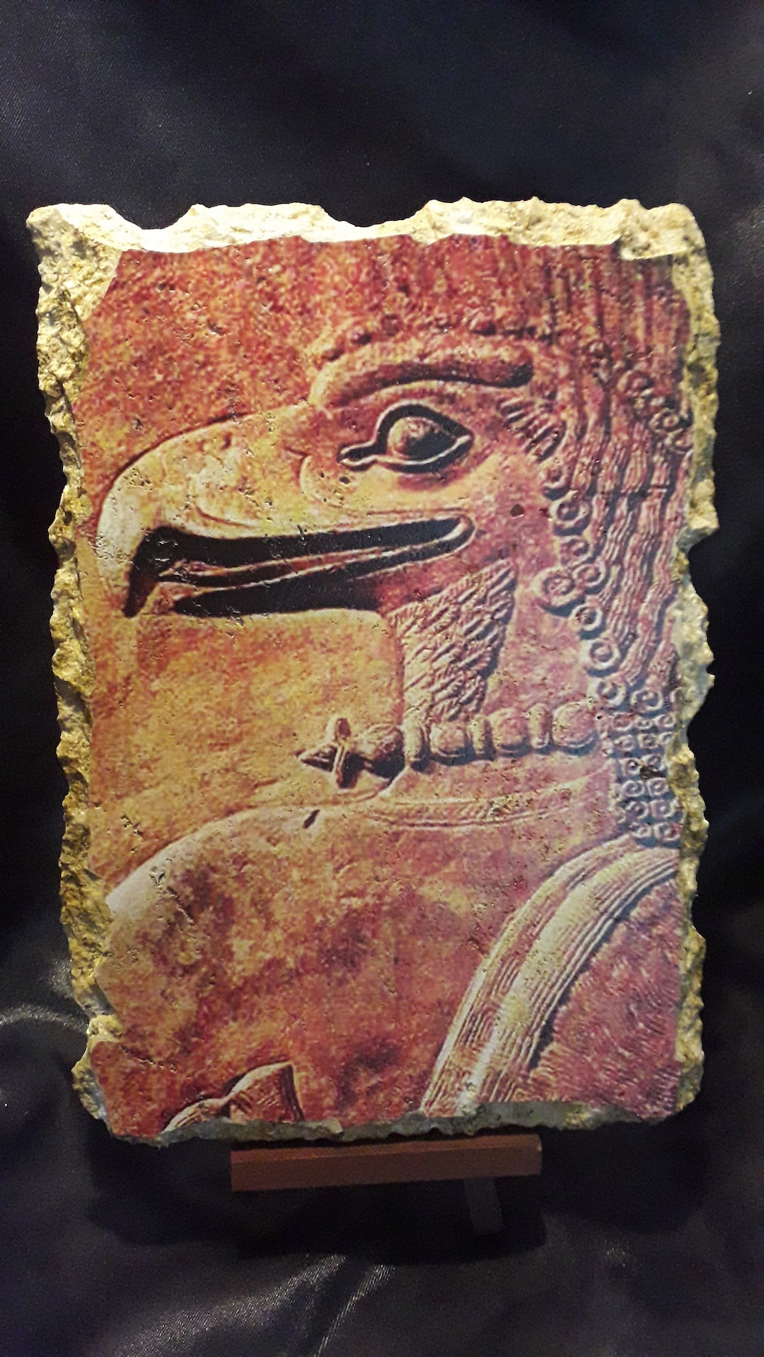 Eagle Headed Deity, Nisroch, Assyrian Art and Mythology, Fresco (VISUAL ...