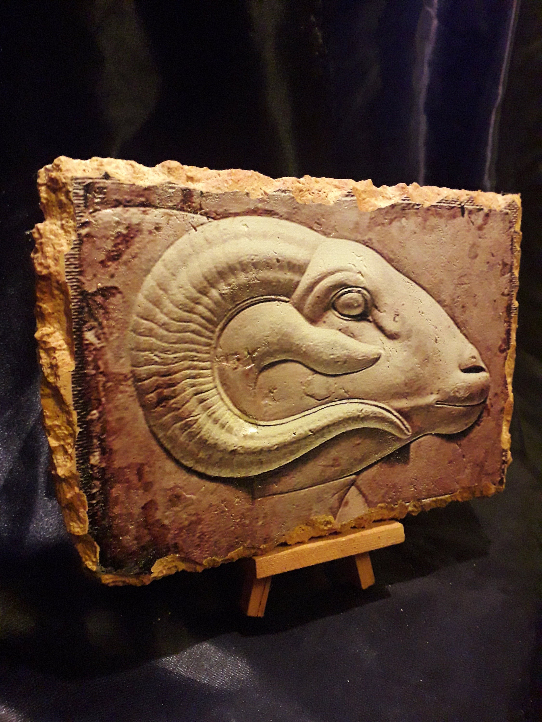 Ram Headed God Amon Ra Egyptian Art Mythology Gift Stone - Etsy