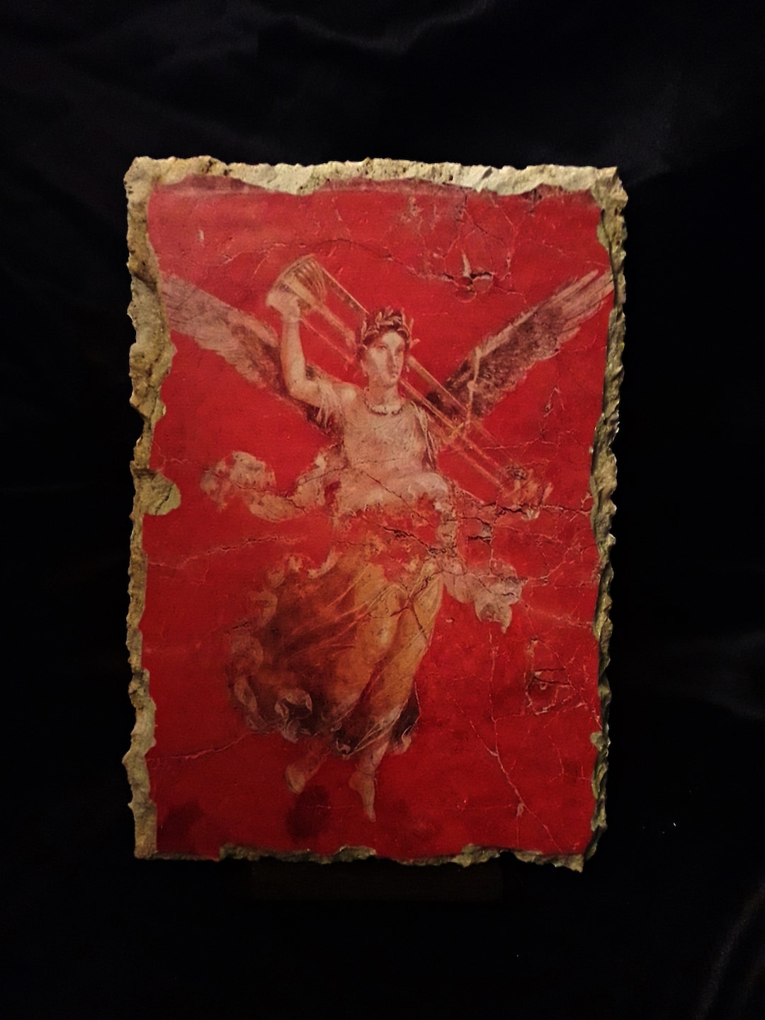 Winged Victory, Holding a Golden Tripod, From Pompeii, Roman Art ...