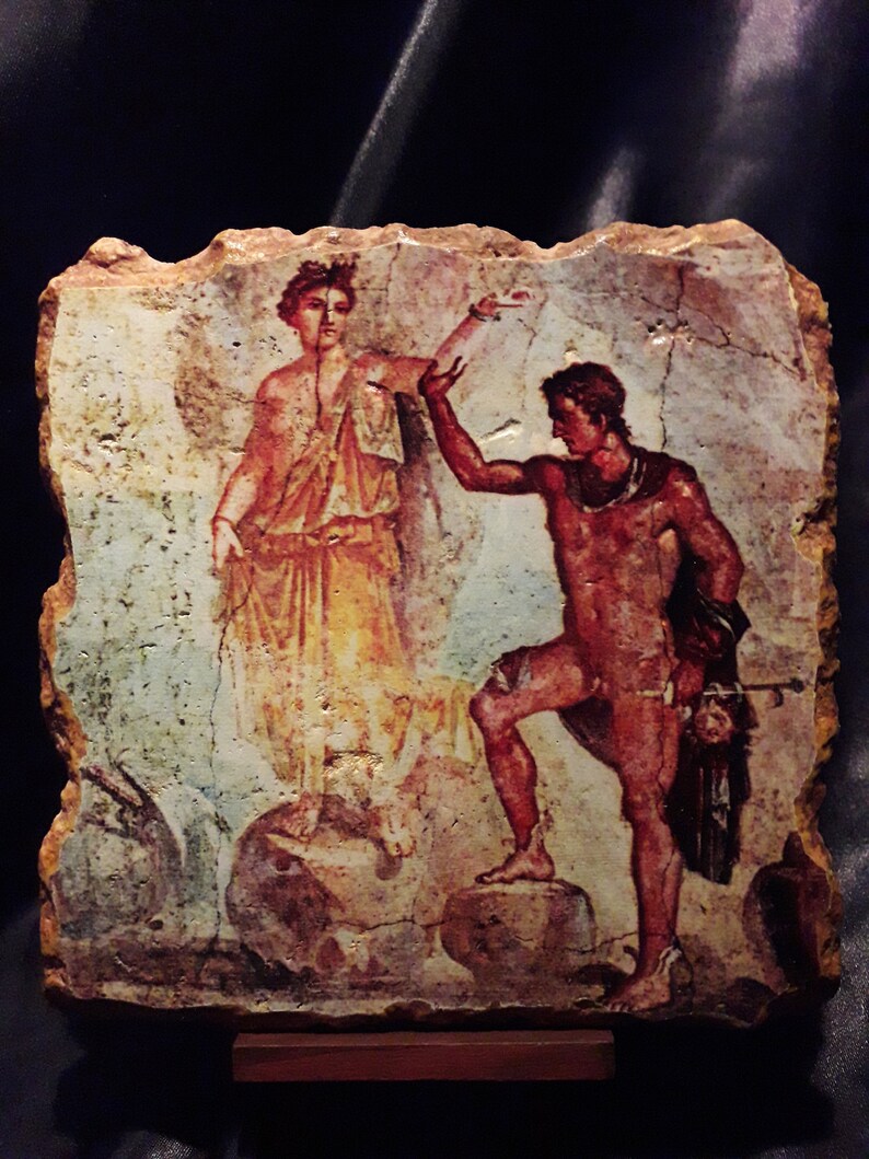Perseus & Andromeda Greek Mythology Fresco - Etsy