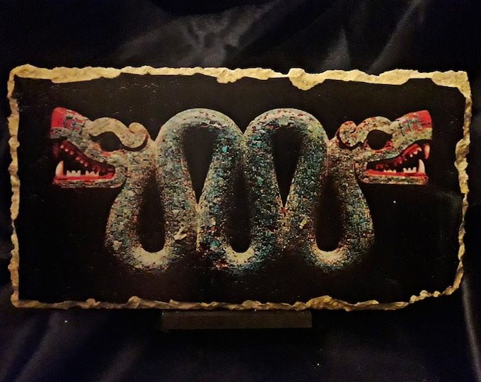 Double-headed Serpent, Aztec, Fresco - Etsy