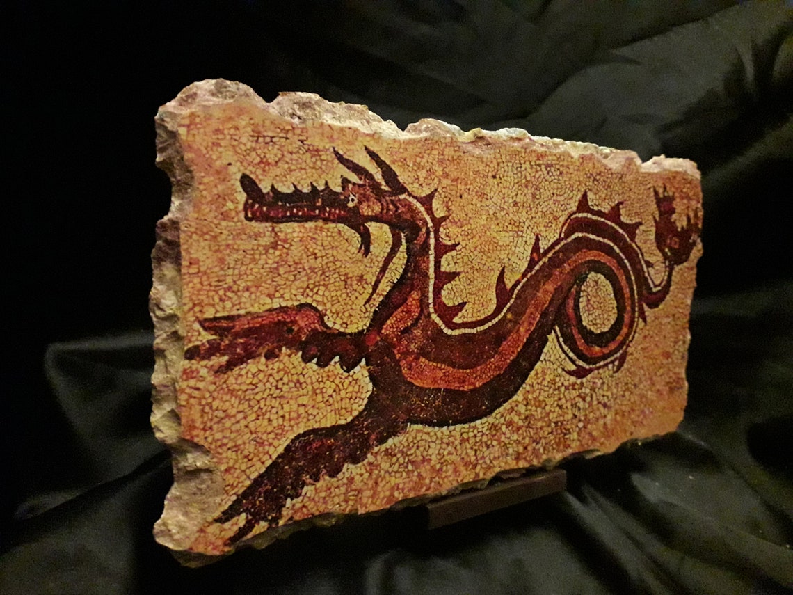 The Dragon of Kaulonia, Ancient Italian Art, Fresco (VISUAL PRINT) - Etsy