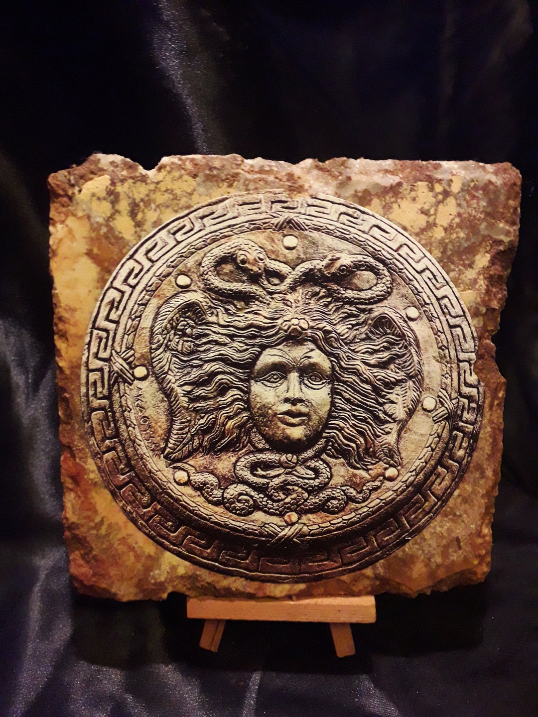 Ancient Greek Medusa, Greek Mythology, Fresco (VISUAL PRINT) - Etsy