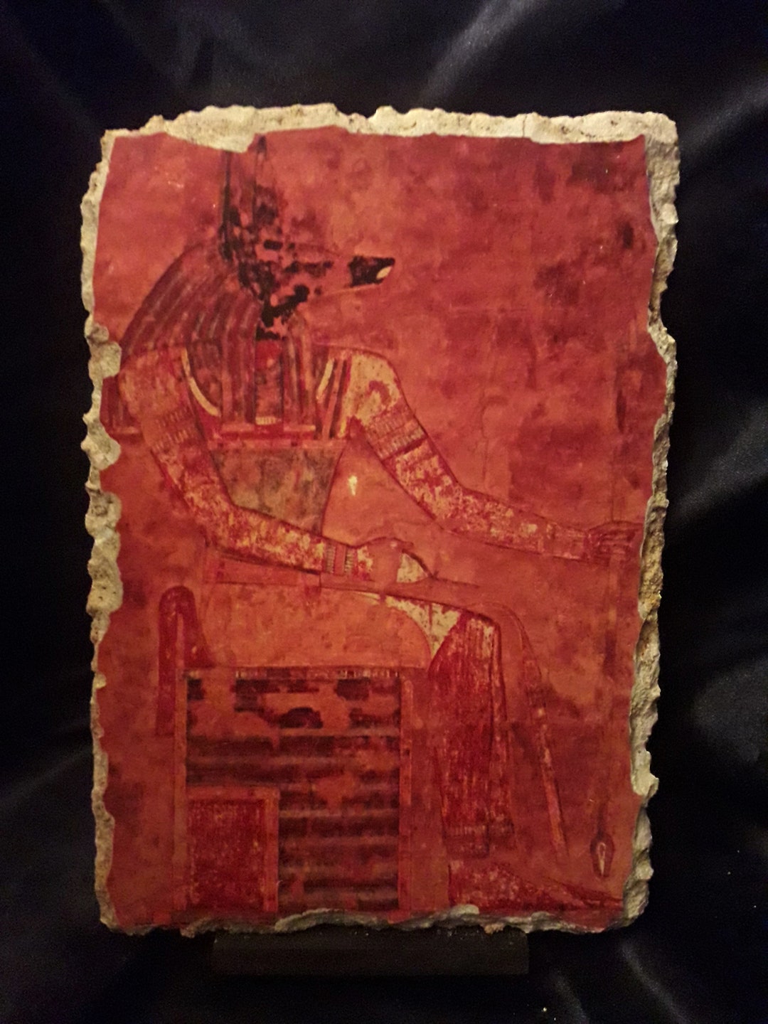 Anubis Queen Hatshepsut Egyptian Art Ancient Egypt Fresco - Etsy