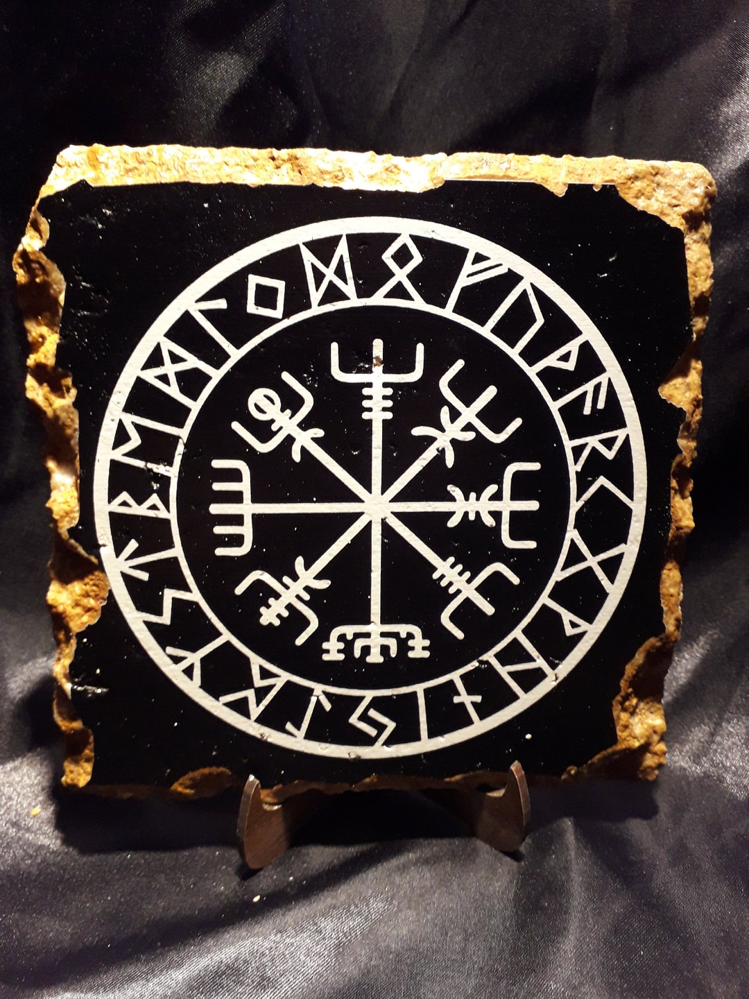 Vegvisir, the Runic Compass , Fresco - Etsy