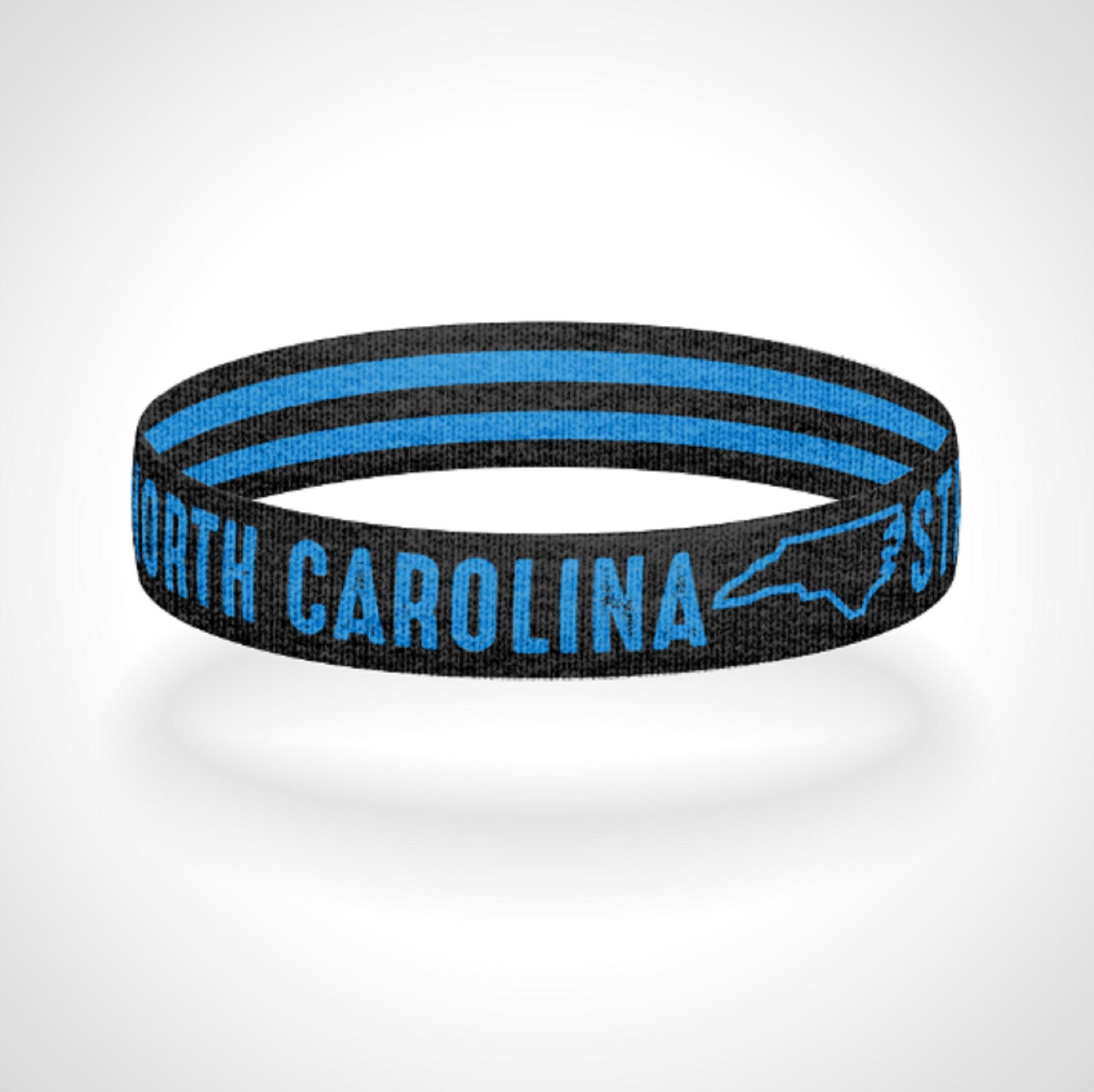 North Carolina Strong Reversible Wristband Bracelet Show off - Etsy