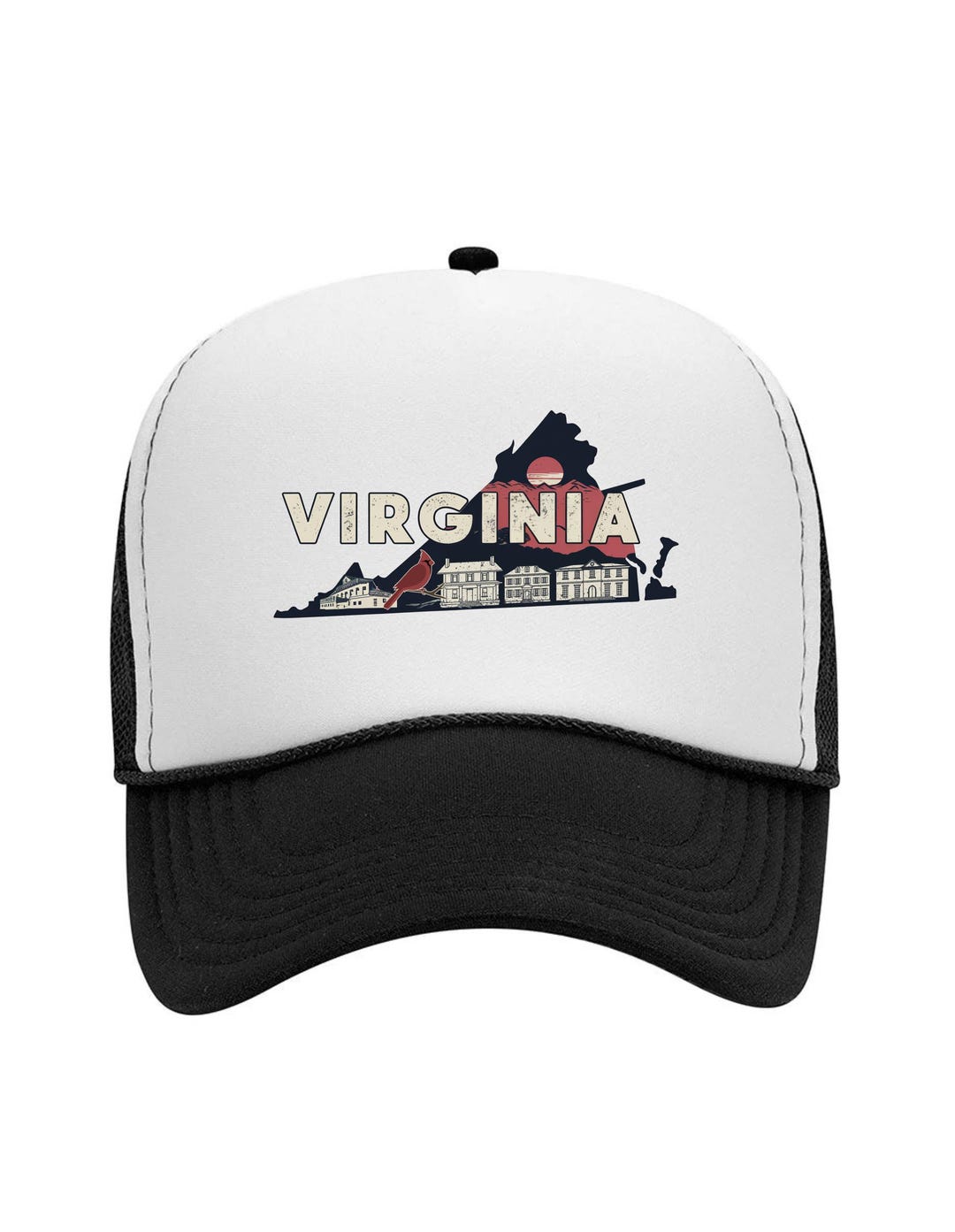 Vintage Style Virginia Hat, High Profile Otto Hat, State of Virginia ...
