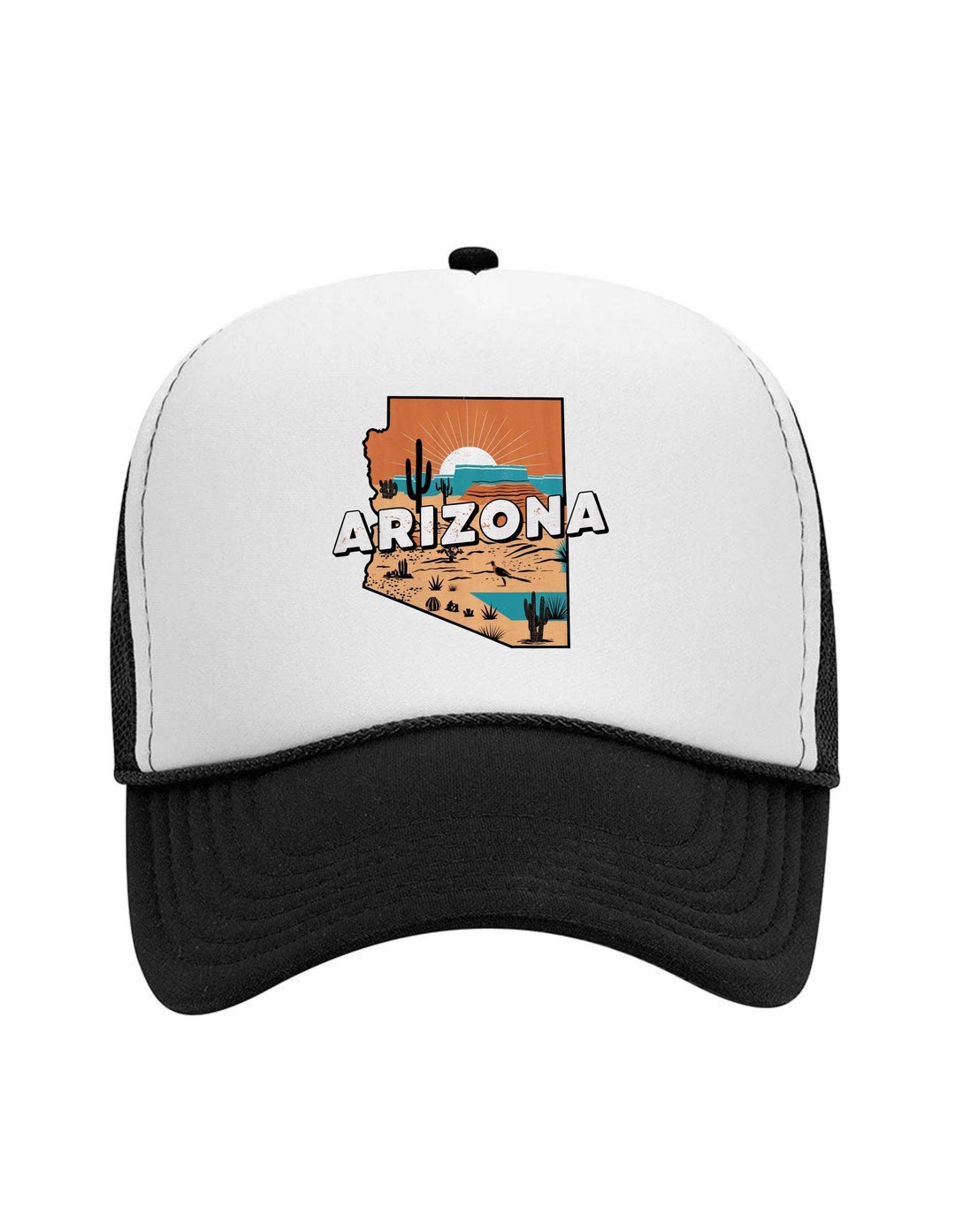 Vintage Arizona State Trucker Hat, High Profile Otto Cap - Etsy