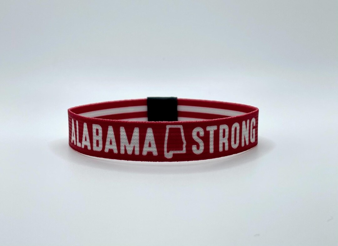 Reversible Alabama Strong Bracelet Wristband Show off Your Love for ...