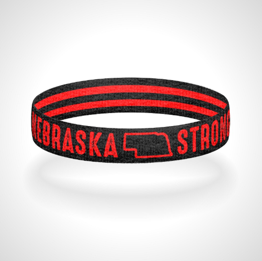 Reversible Nebraska Strong Bracelet Wristband - Etsy