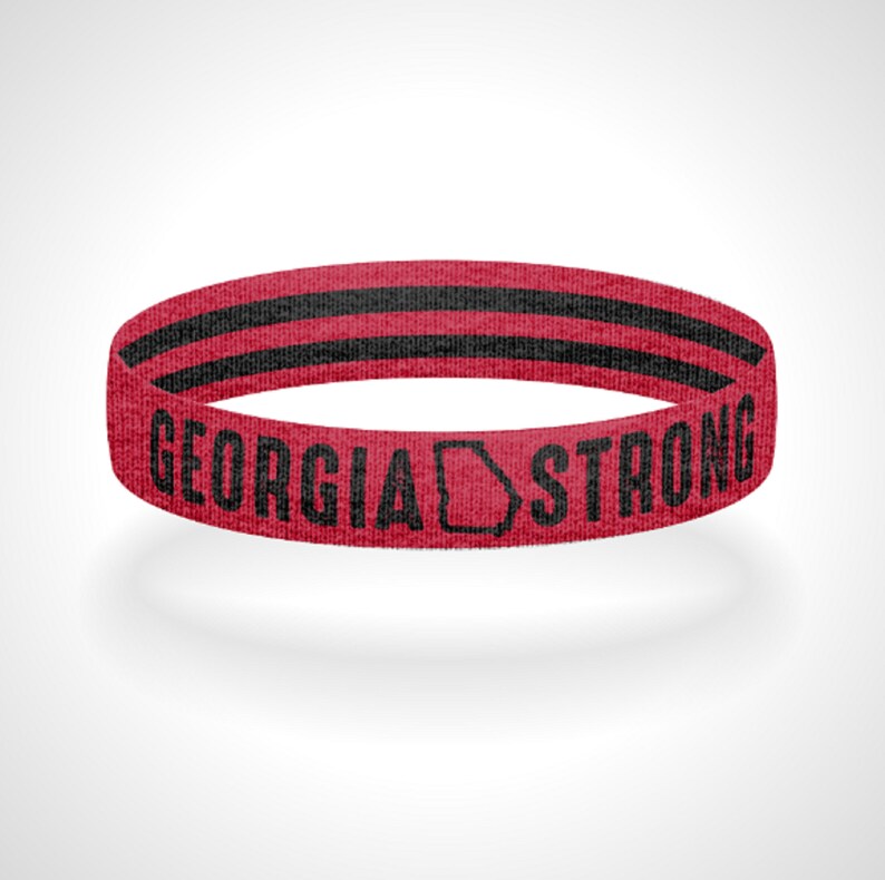 Reversible Georgia Strong Bracelet Wristband Show off Your | Etsy