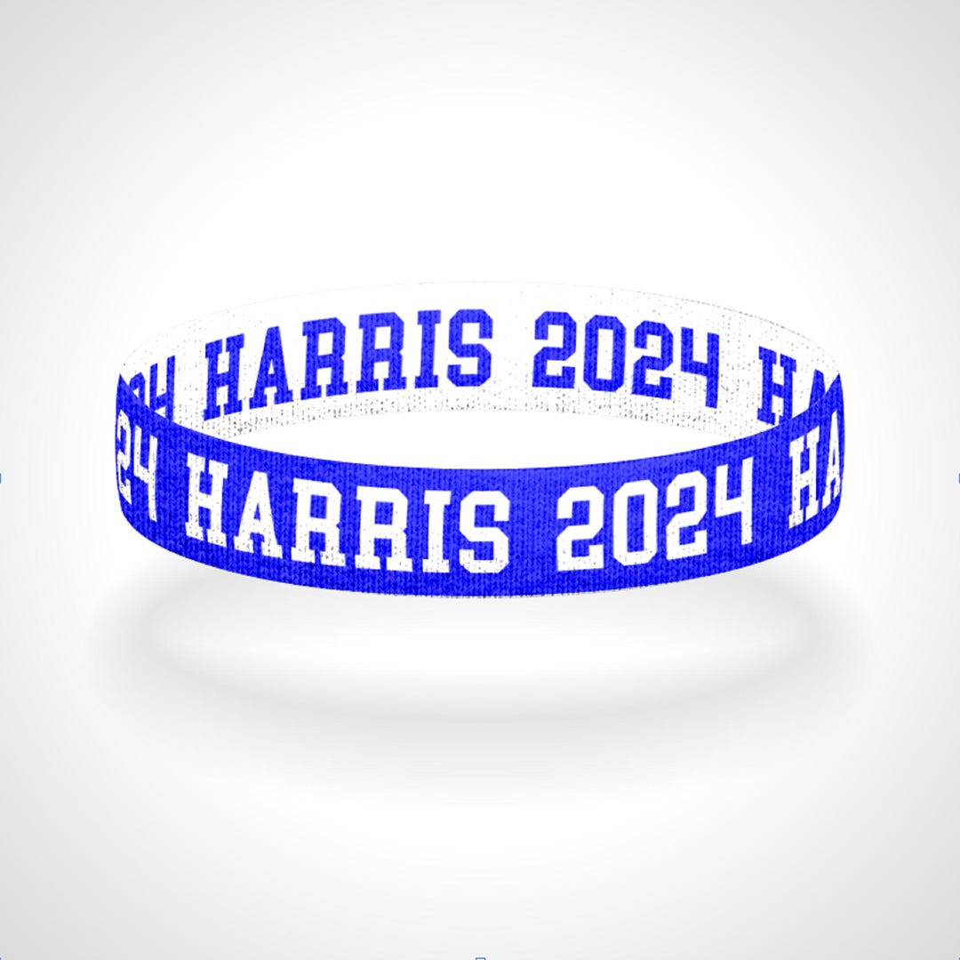 Reversible Kamala Harris 2024 Bracelet Wristband Election Bracelet - Etsy