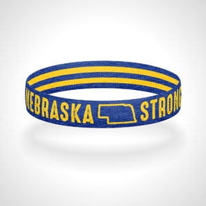 Reversible Nebraska Strong Bracelet Wristband - Etsy